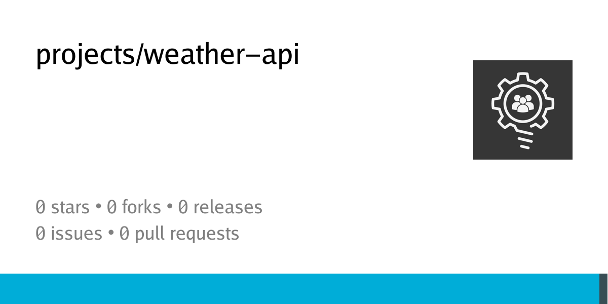 projects/weather-api - Forgejo: Beyond coding. We Forge.